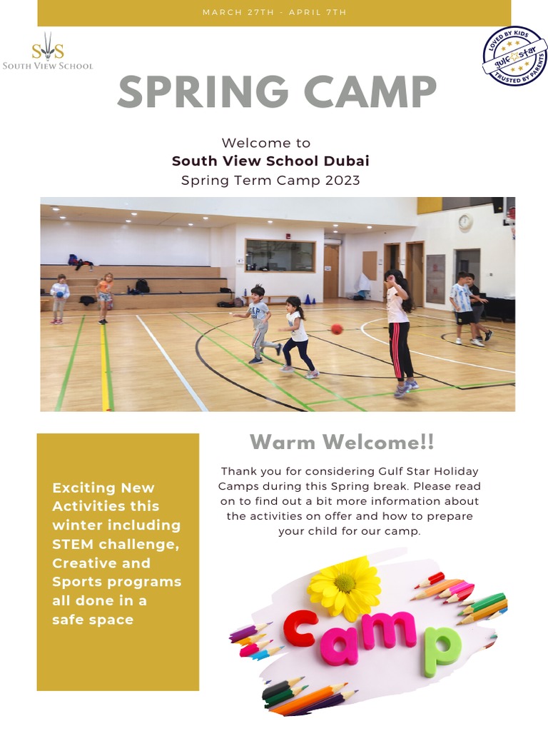 SVS Spring Camp Info Pack | PDF