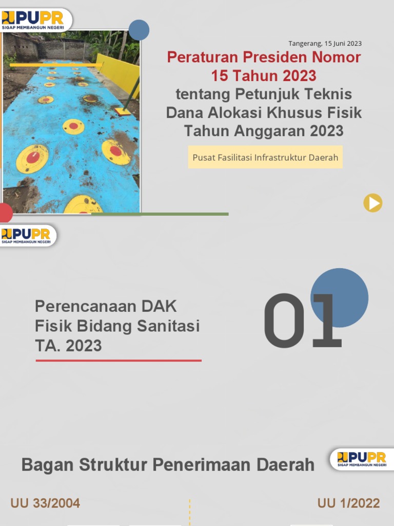 PFID - 15 Juni 2023 - Paparan Juknis DAK TA. 2023 | PDF