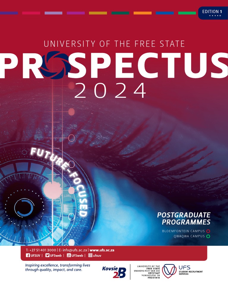 UFS Postgraduate Prospectus 2024 | PDF | Postgraduate Education ...
