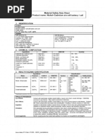 Saft MSDS | PDF