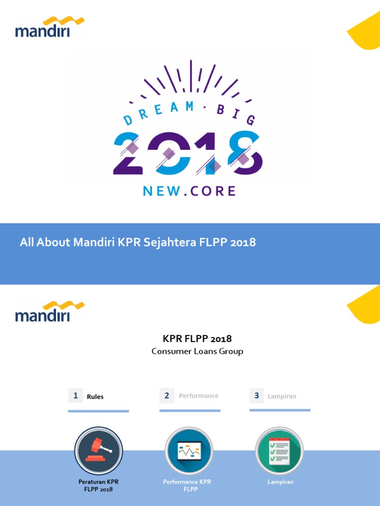 Panduan KPR FLPP Mandiri 2018 | PDF