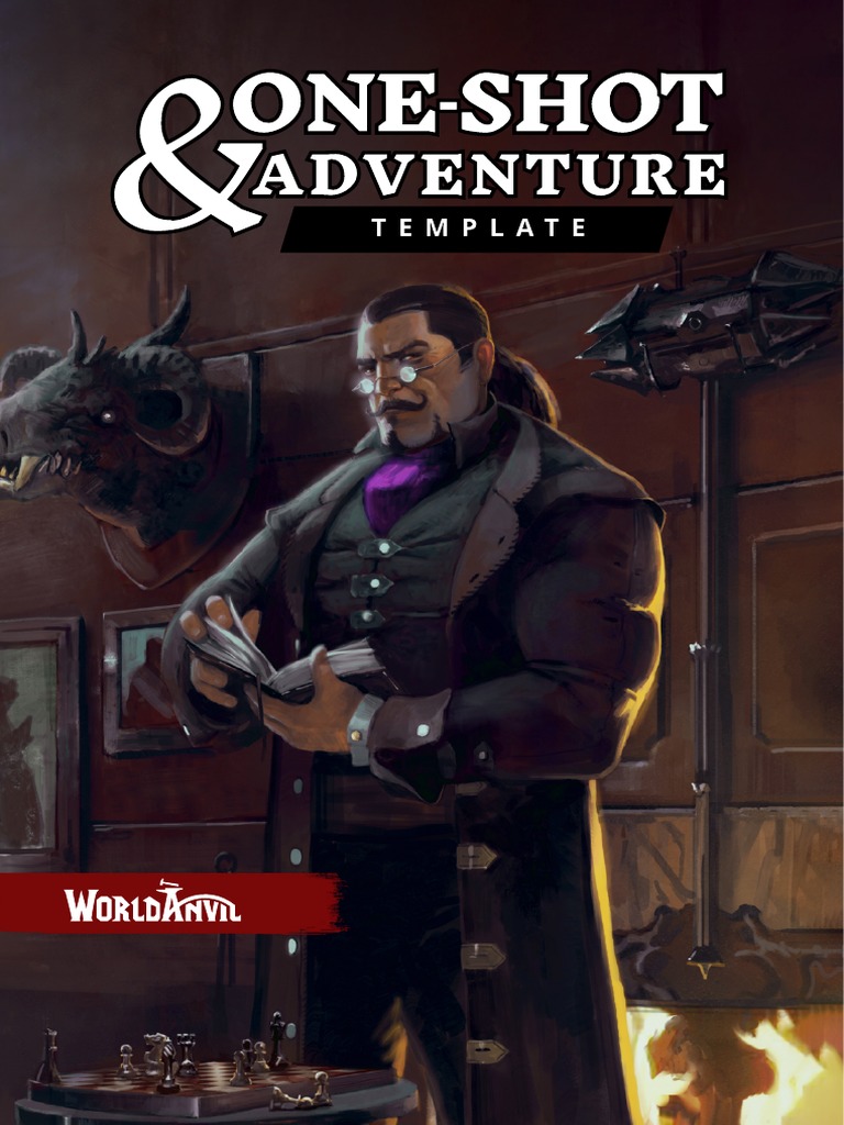 One-Shot Adventure Template Fillable | PDF