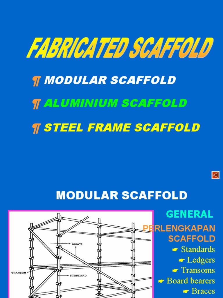 Fabricated Scaffold | PDF
