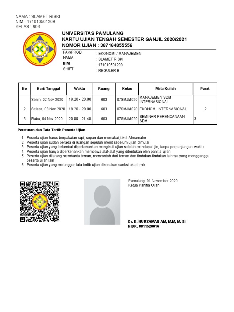 Slamet Riski - MSDM Inter - Uts | PDF