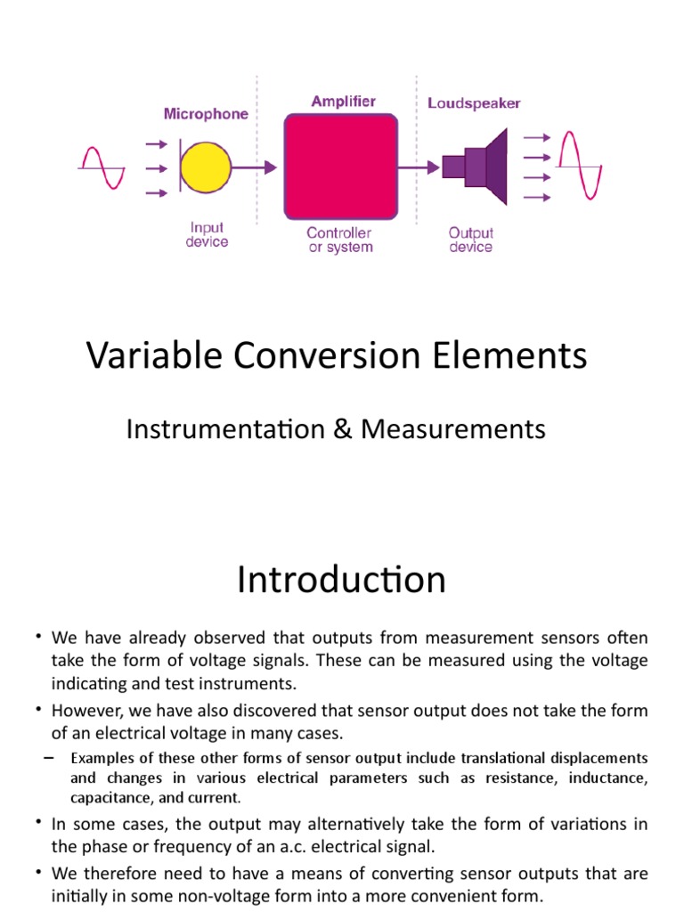 Lec 6 - Variable Conversion Elements - 3 | PDF | Electrical Resistance ...
