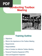 TOOLBOX SAFETY MEETING form | PDF