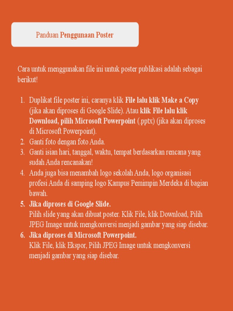 Poster Praktik Gerak PPMB - Level 0 | PDF