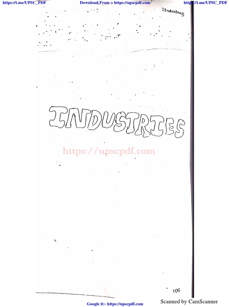 Industries. by Shabbir sir-@UpscPdfDrive | PDF | Business | Computers