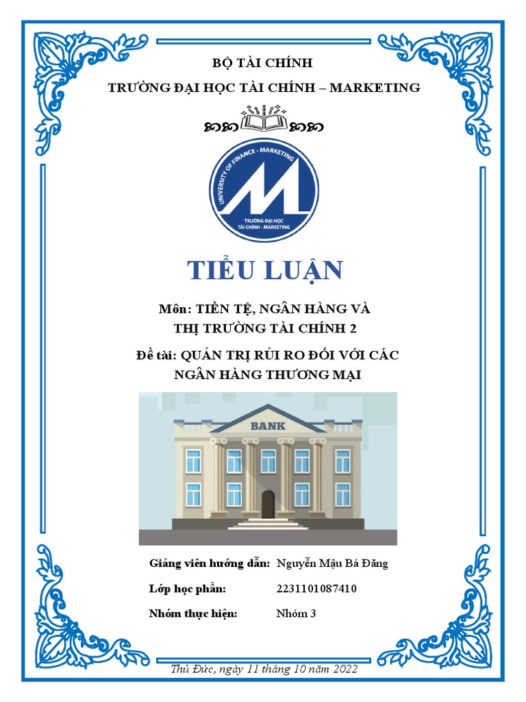 Tiểu Luận Tt, Nh Và Tttc 2 - Nhóm 3 - Qtrrnhtm | PDF