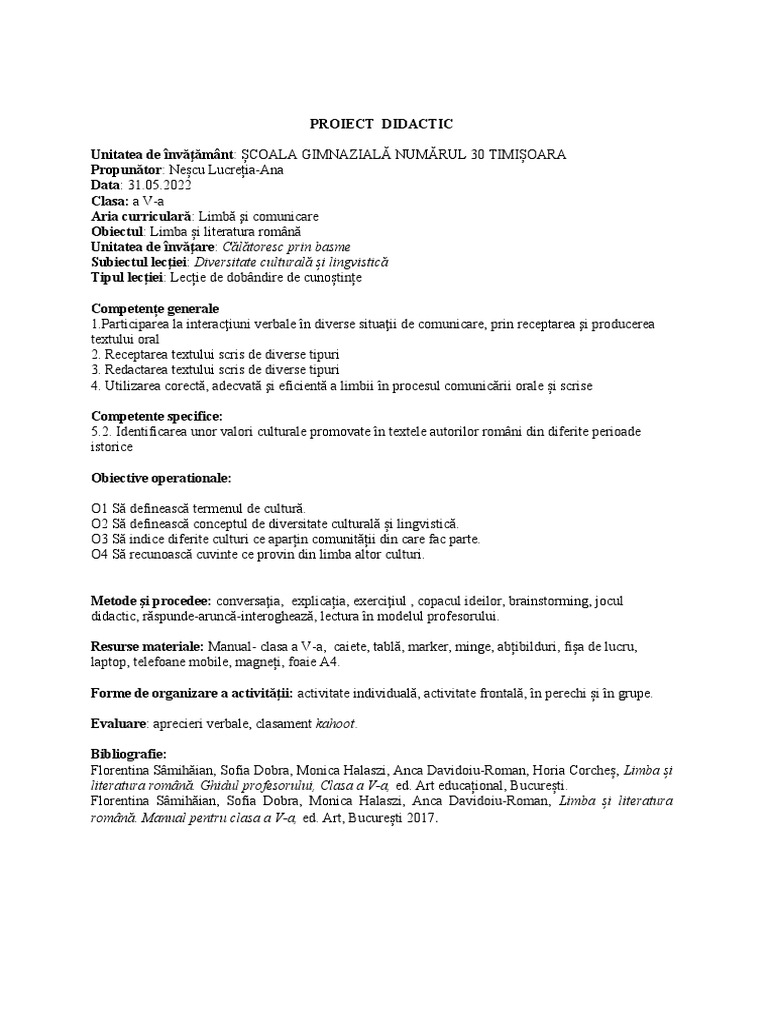 Diversitate Culturala | PDF