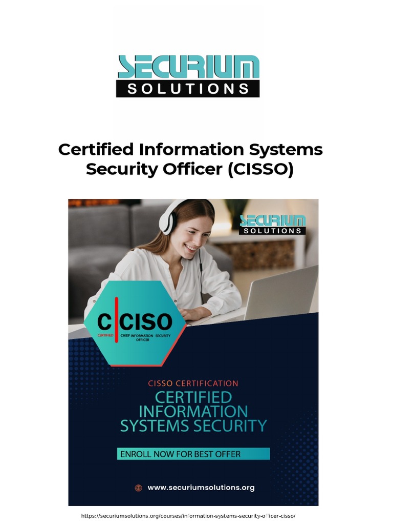CISSO Certification Course Overview | PDF | Information Security ...