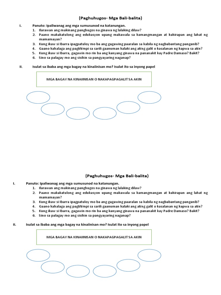 Paghuhugos Balibalita | PDF