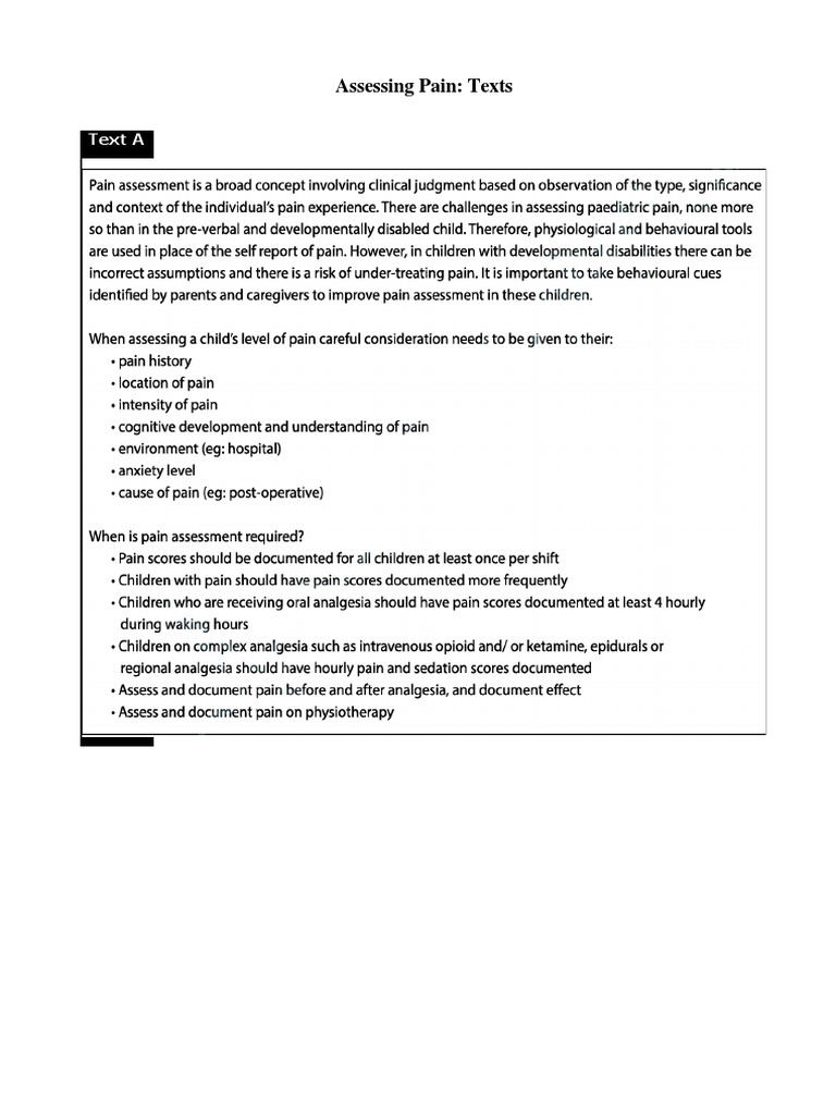 Assessing Pain Pdf Dietary Supplements Cardiovascular Diseases