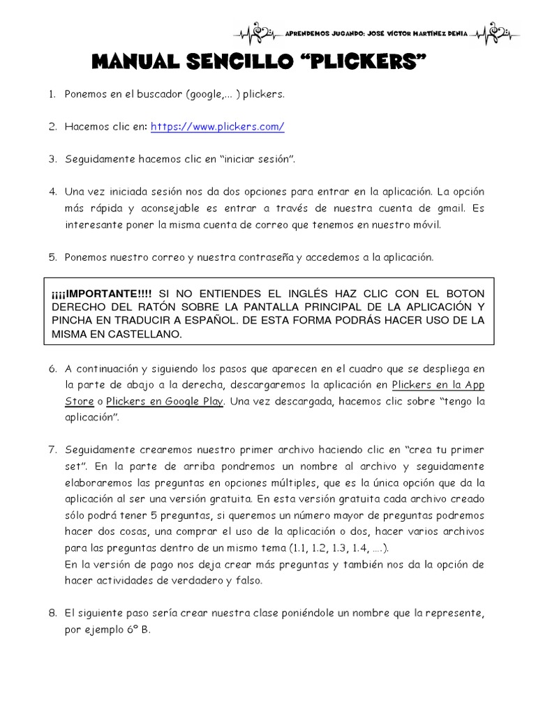 Aplicación Plickers | PDF | Crecimiento personal y profesional | Juegos ...