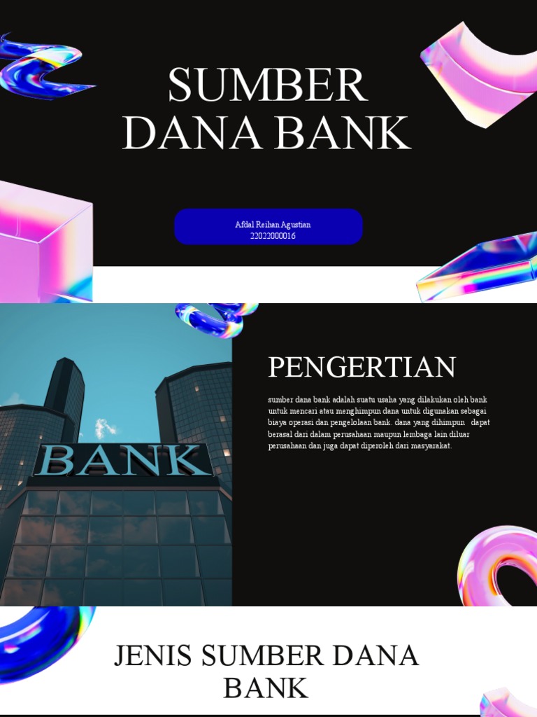 Tugas PPT BLKL - Sumber Dana Bank | PDF