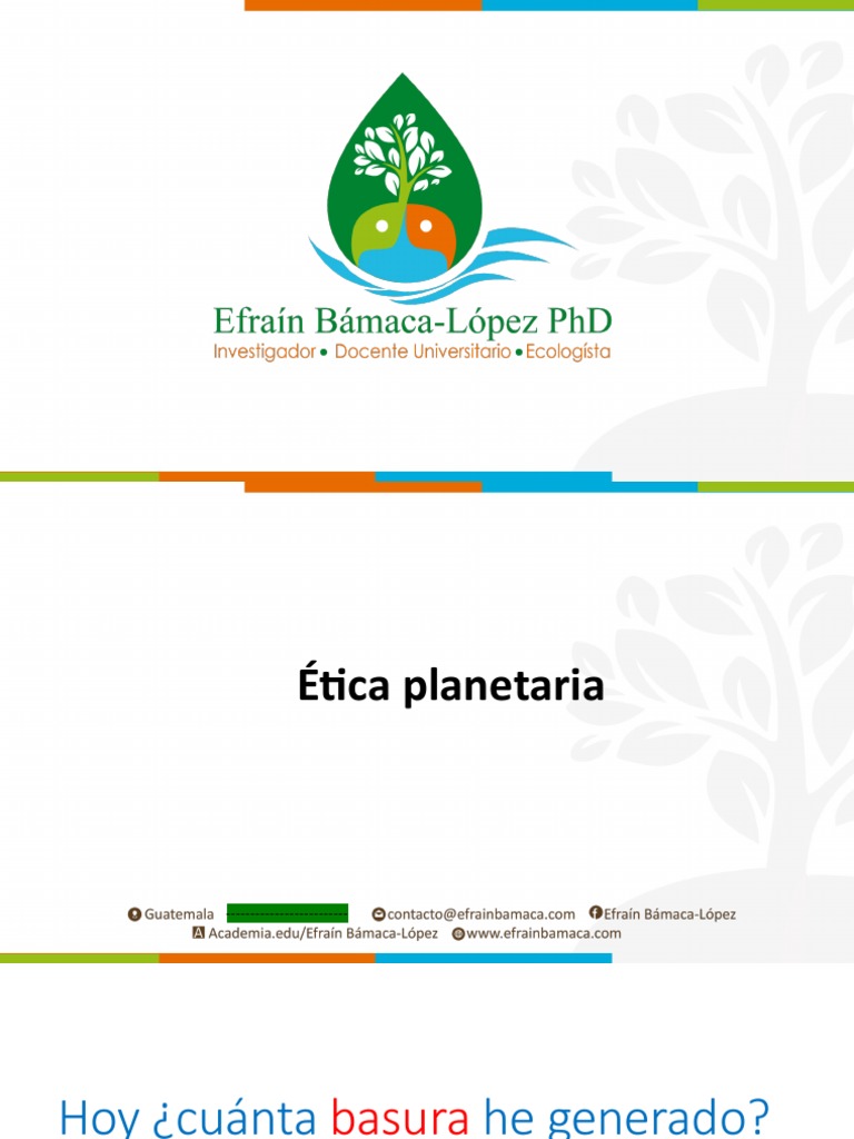 Etica Planetaria | PDF | Entorno natural
