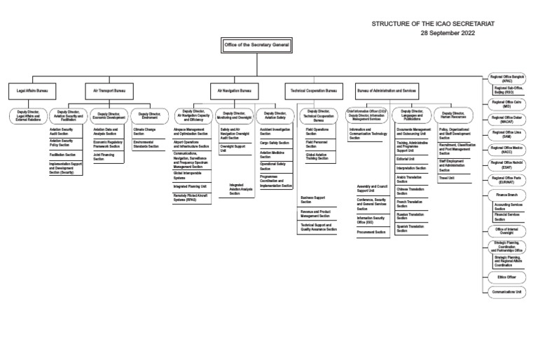 ICAO Secretariat Structure Overview | PDF | Chief Information Officer ...