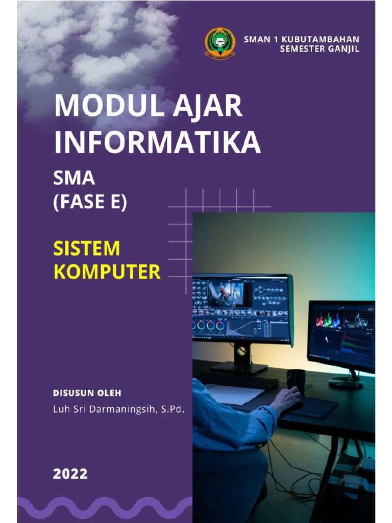 Modul Ajar Bab IV Sistem Komputer | PDF