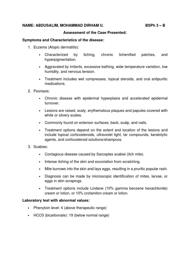 Activity 10 Cpp Lab Pdf Dermatitis Allergy 