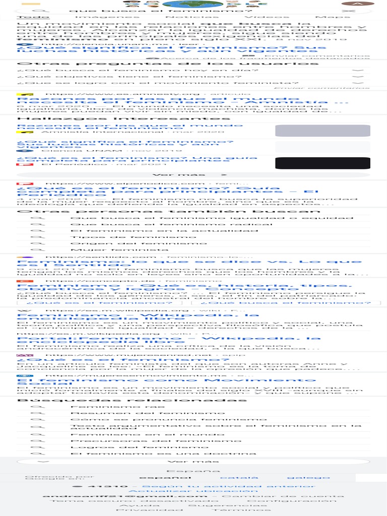 Que Busca El Feminismo - Buscar Con Google | PDF | Estudios de género | Feminismo