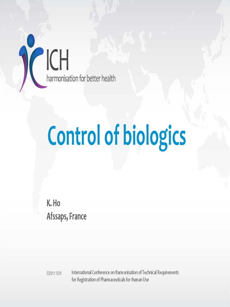 Presentation Control Biologics Kowid Ho Afssaps - en | PDF ...