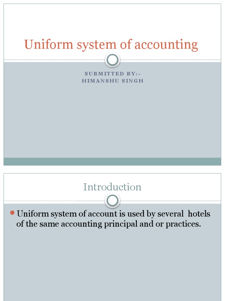Uniform Accounting in Hotels | PDF | Business