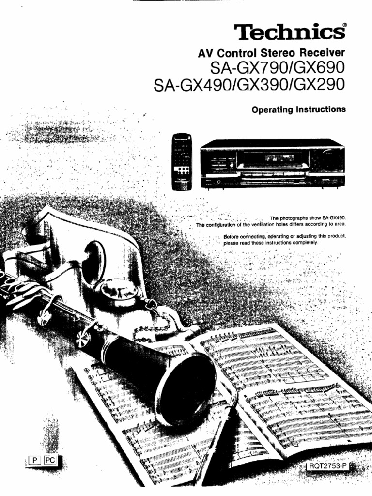 Technics Sa GX 290 | PDF | Loudspeaker | Am Broadcasting