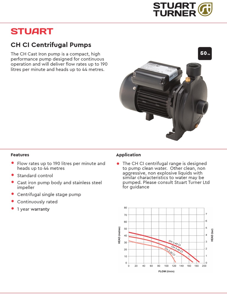 17-Stuart Turner Pump | PDF | Pump | Mechanical Engineering