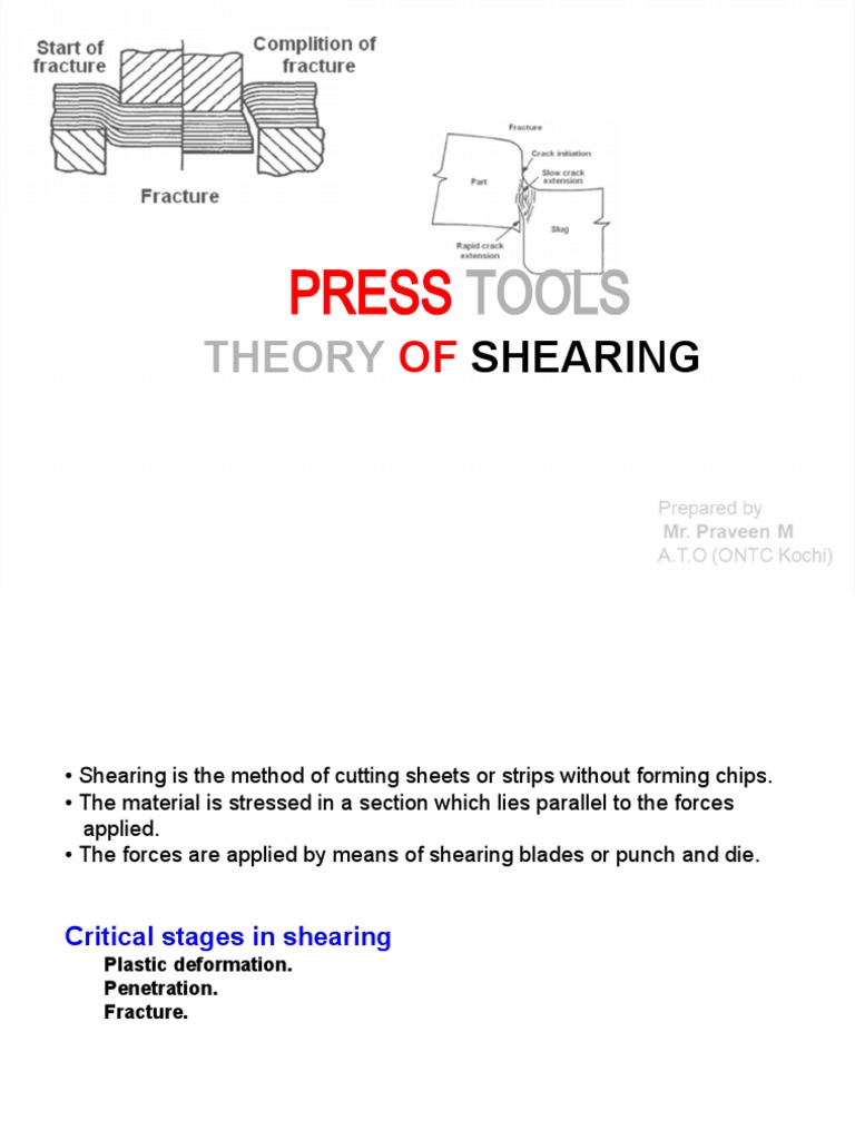 Shearing Process Stages Explained | PDF