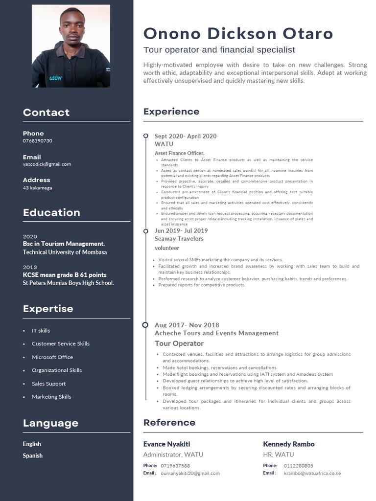 Dickson CV PDF | PDF
