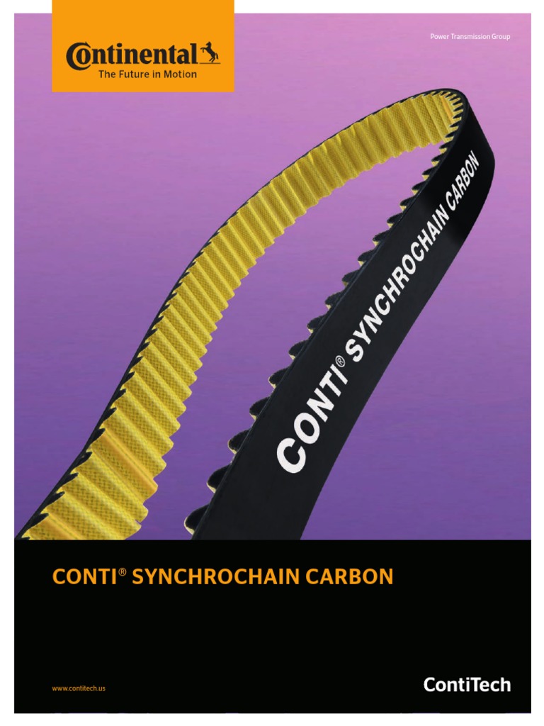 contitech-synchrochain-carbon | PDF | Belt (Mechanical) | Mechanical Engineering