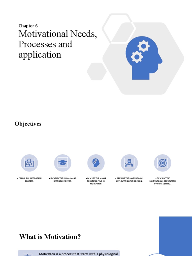 Ch6. Motivational Needs, Processes and Application | PDF | Motivational ...