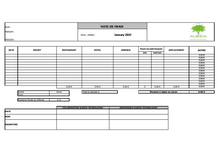 Note de Frais Mission - XX_20172 | PDF