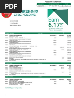 Equity Bank Statement Sample | PDF | Banks | Equity (Finance)