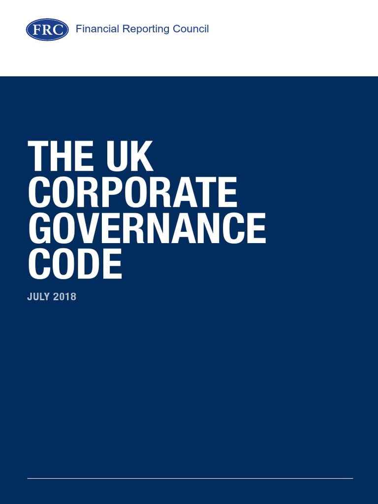 2018 UK Corporate Governance Code FINAL | PDF
