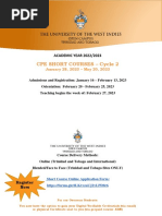 UWI Grading and Marking Scheme 2025 | PDF | Theory | Critical Thinking