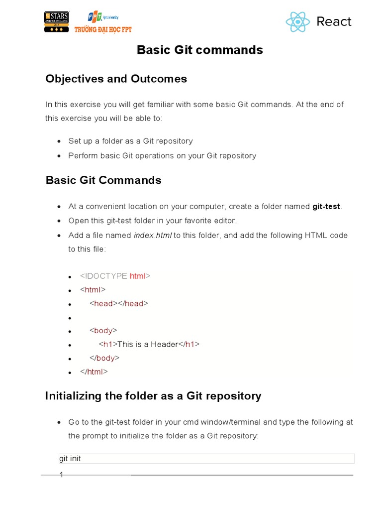 Exercise 2 Basic Git Commands Pdf Computer File Directory Computing 9489