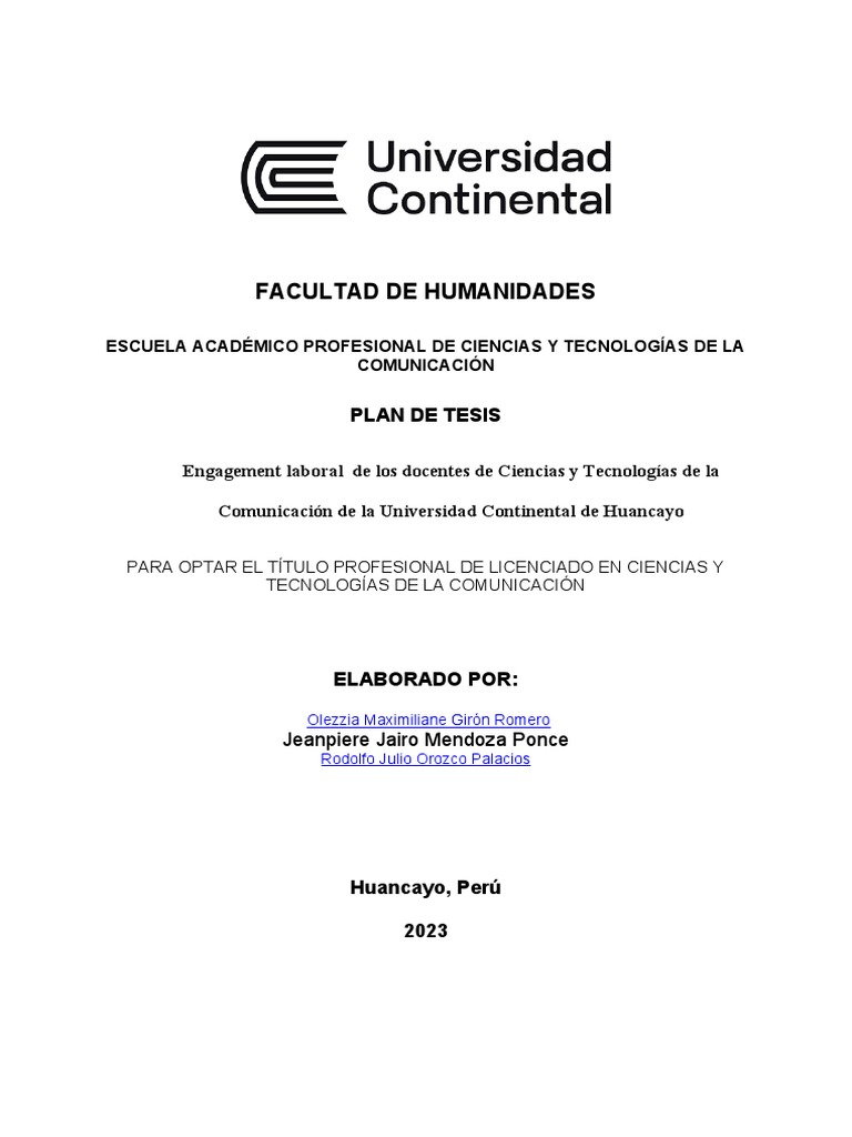 Planteamiento de La Tesis | PDF | Experimentar | Método científico