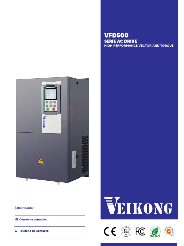 Catalogo VFD500-1 | PDF | Bomba | Seguridad y salud ocupacional