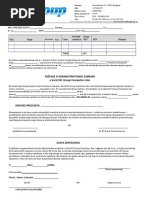 Univerzalni Obrazac Administrativne Zabrane | PDF