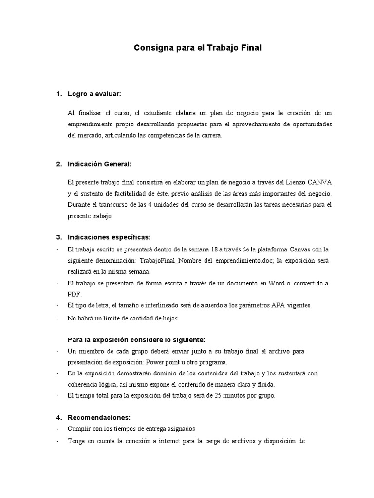 GC - AN30 - Consigna TF - 22C1M | PDF | Marketing | Producto (Negocio)