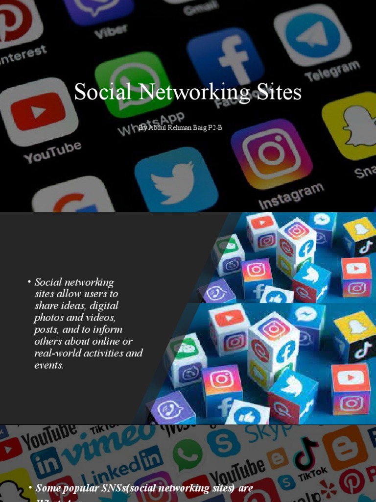Overview of Popular Social Networking Sites | PDF | Social Networking ...