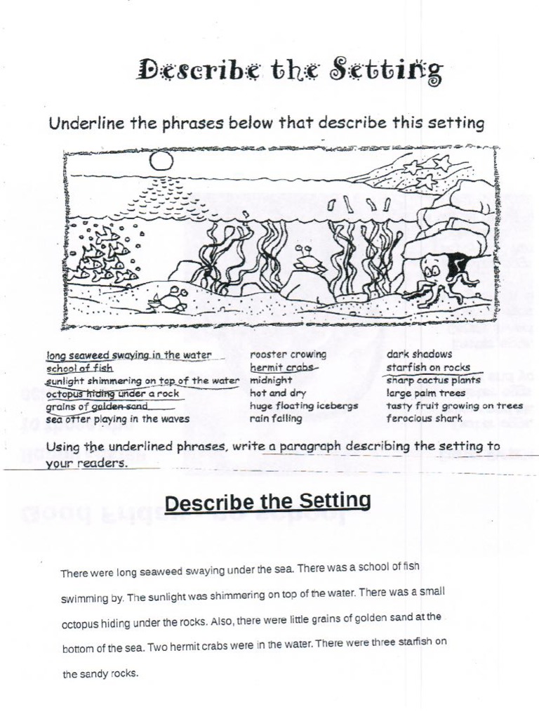 Describe The Setting | PDF