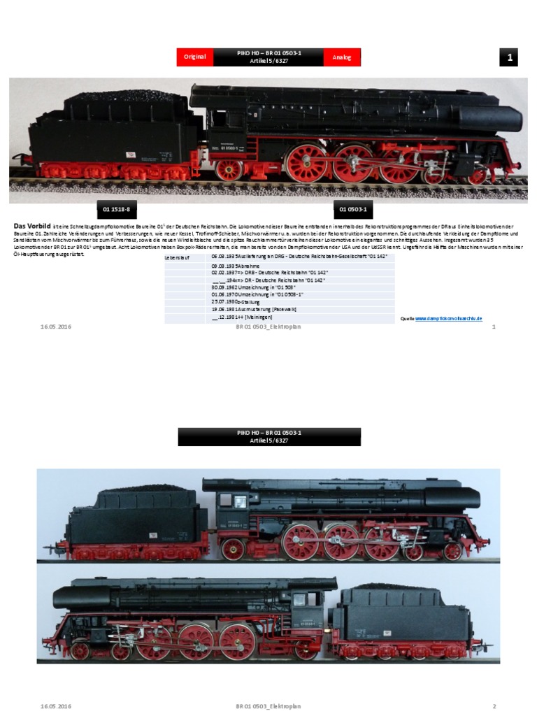 BR01 0503 Elektroplan | PDF