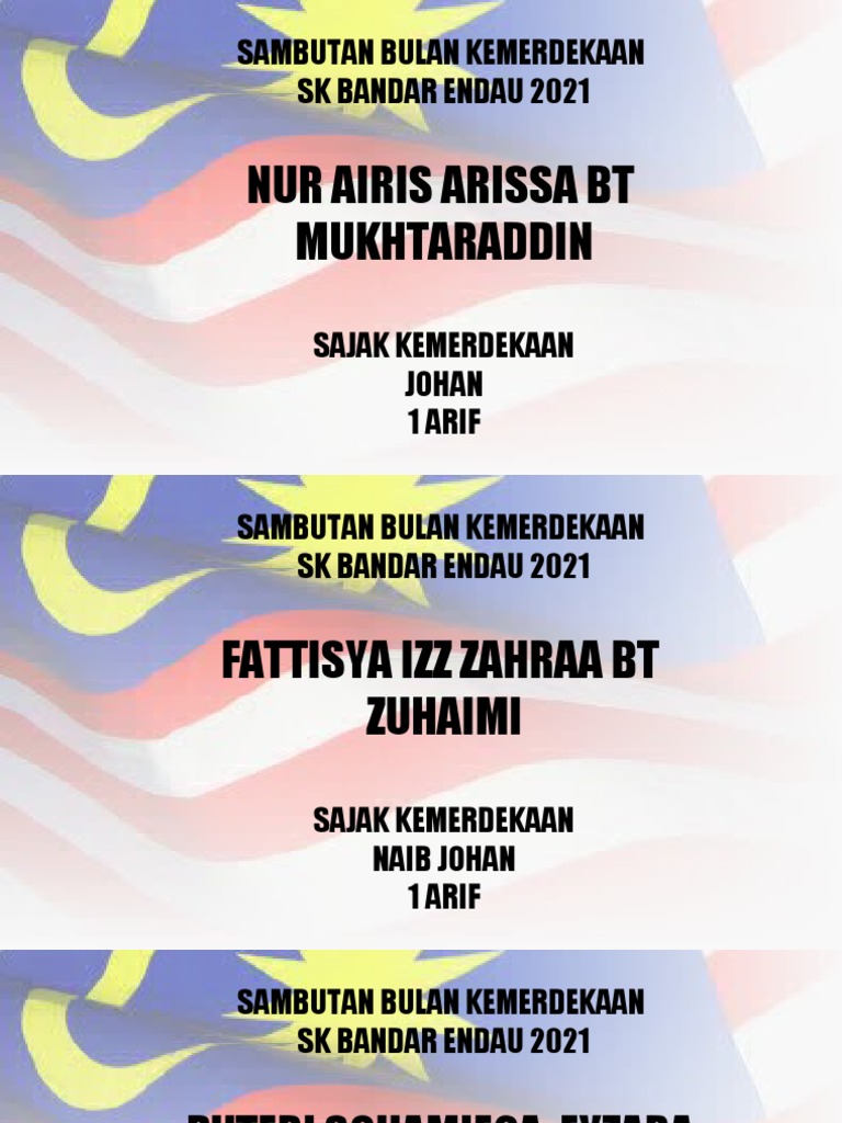 TAG PEMENANG KEMERDEKAAN | PDF