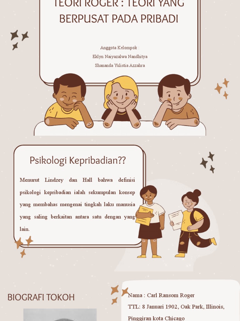 9 - C - Teori Roger - Teori Yang Berpusat Pada Pribadi (REVISI) | PDF