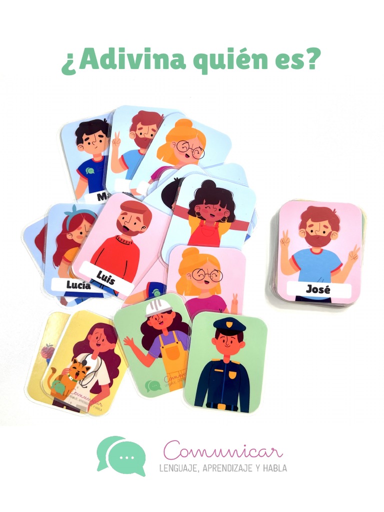 Juego Adivina Quién Comunicar | PDF