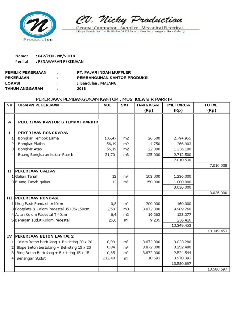 Rab Mushollah & Kantor Lt2 - 1 | PDF