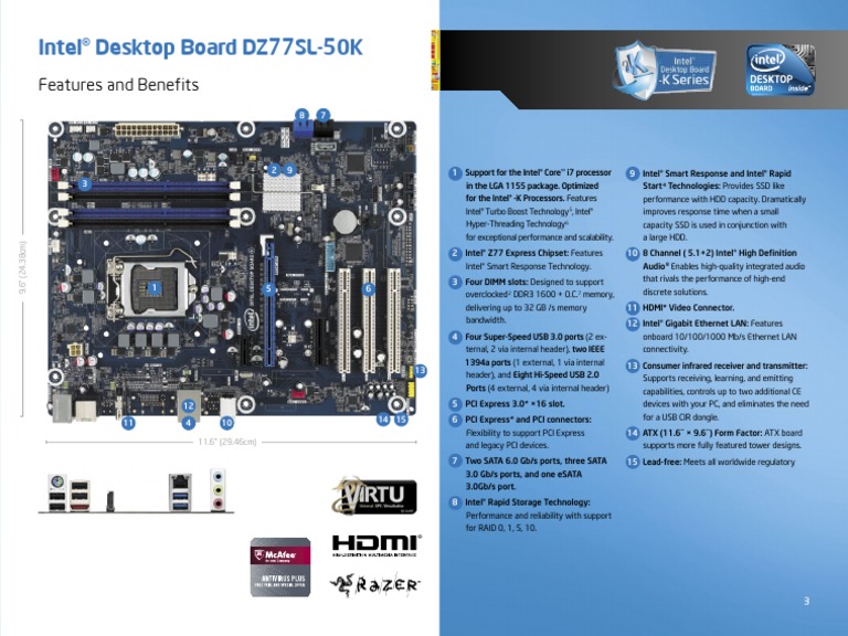 3 - PDFsam - Intel dz77sl 50k Manuel D Utilisation | PDF