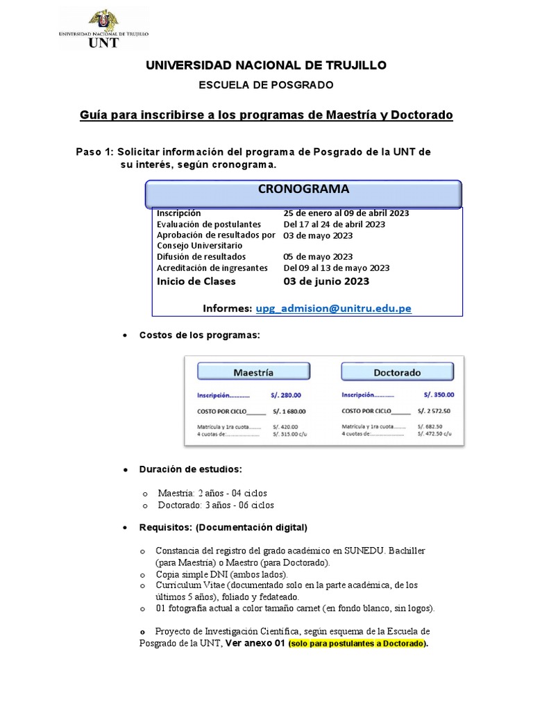 Guia de Postulacion 2023 | PDF | Teoría | Concepto